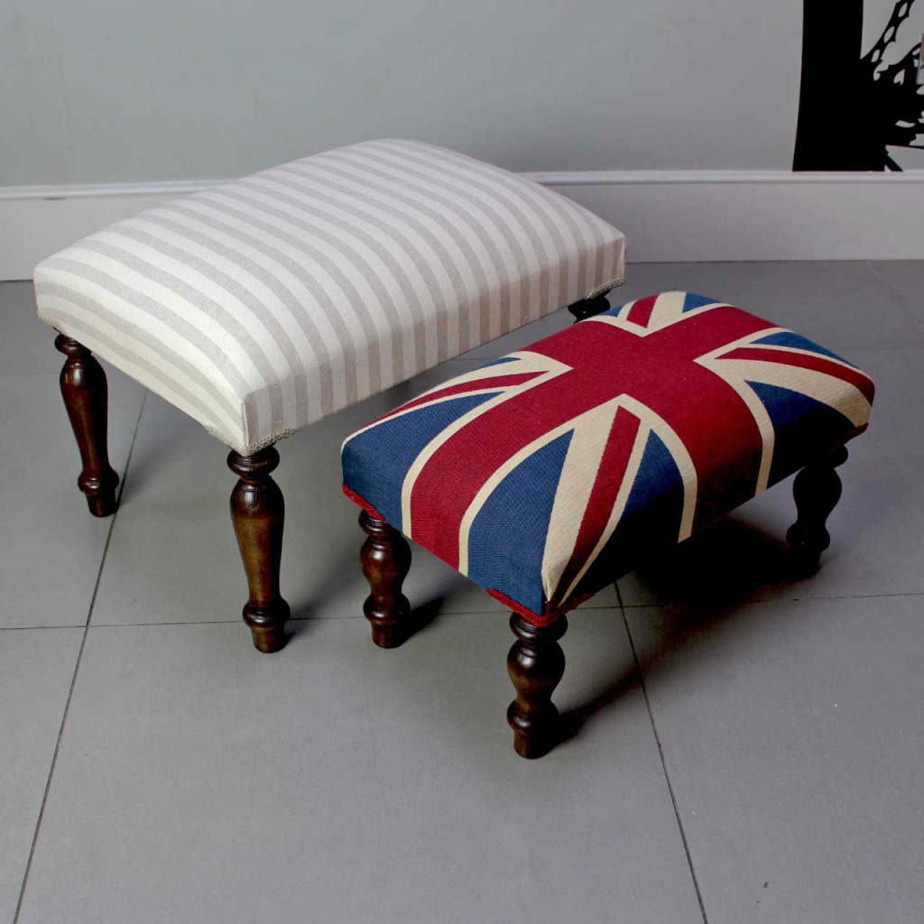 Upholstered Footstools | NapoleonRockefeller – Vintage and retro ...