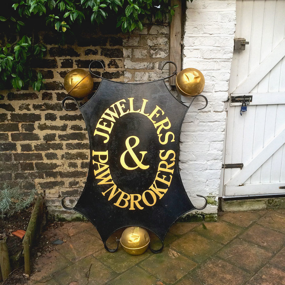 Victorian Pawn Shop Sign | NapoleonRockefeller – Vintage and retro ...
