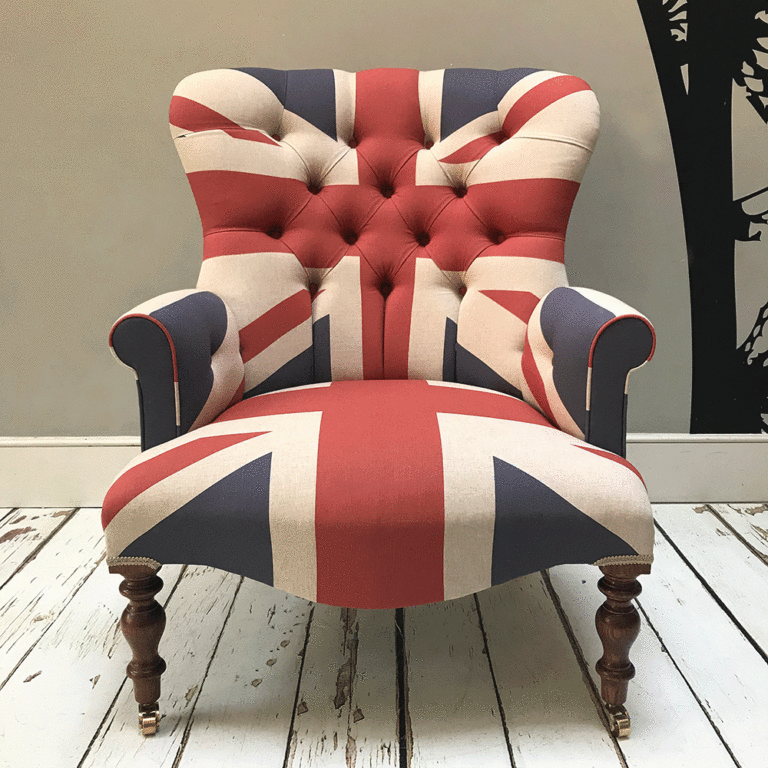 Nelson Union Jack Armchair | NapoleonRockefeller – Vintage and retro ...