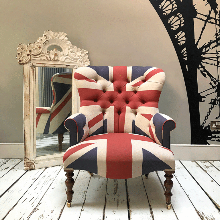 Nelson Union Jack Armchair | NapoleonRockefeller – Vintage and retro ...