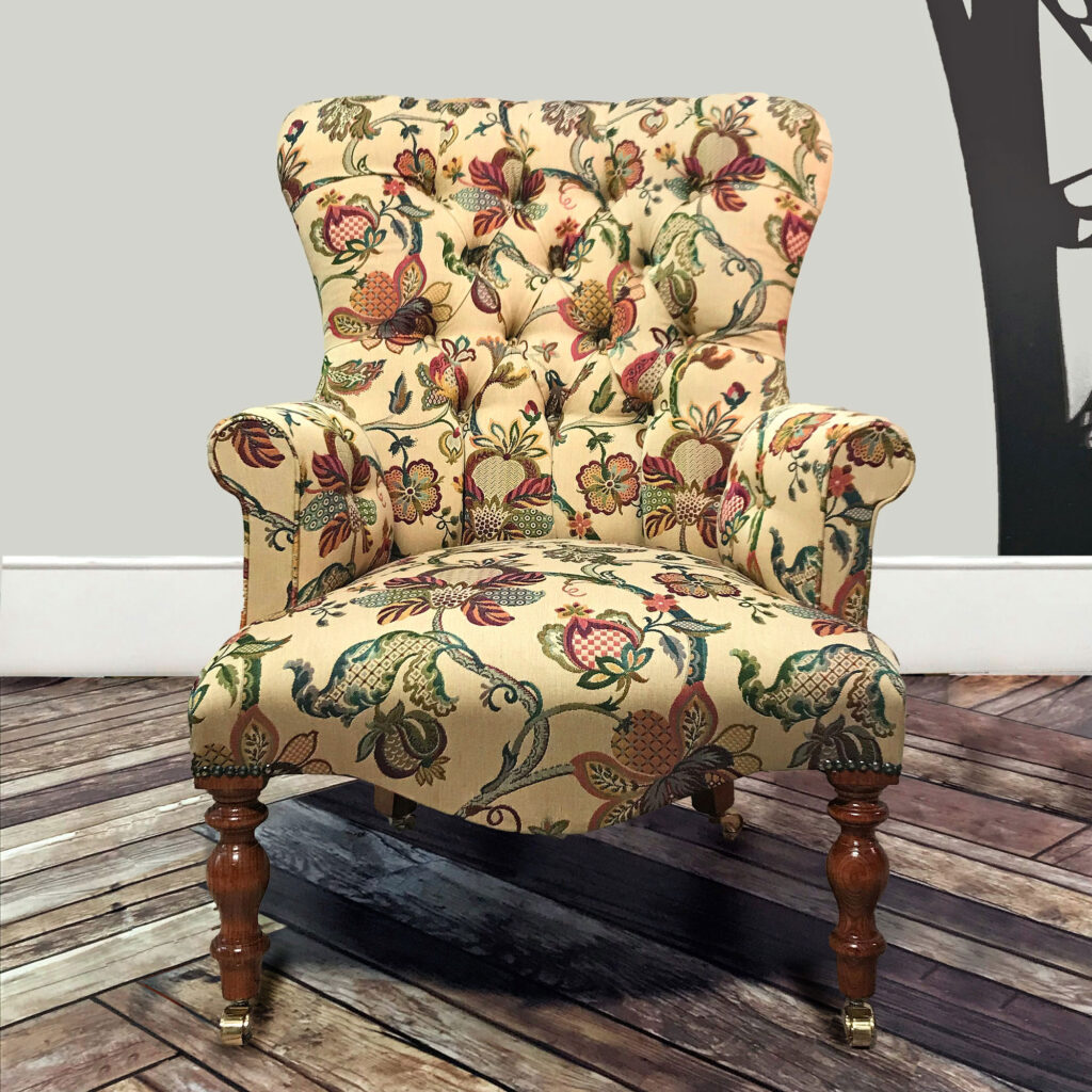 Morris Brocade Lounge Chair | NapoleonRockefeller – Vintage and retro ...
